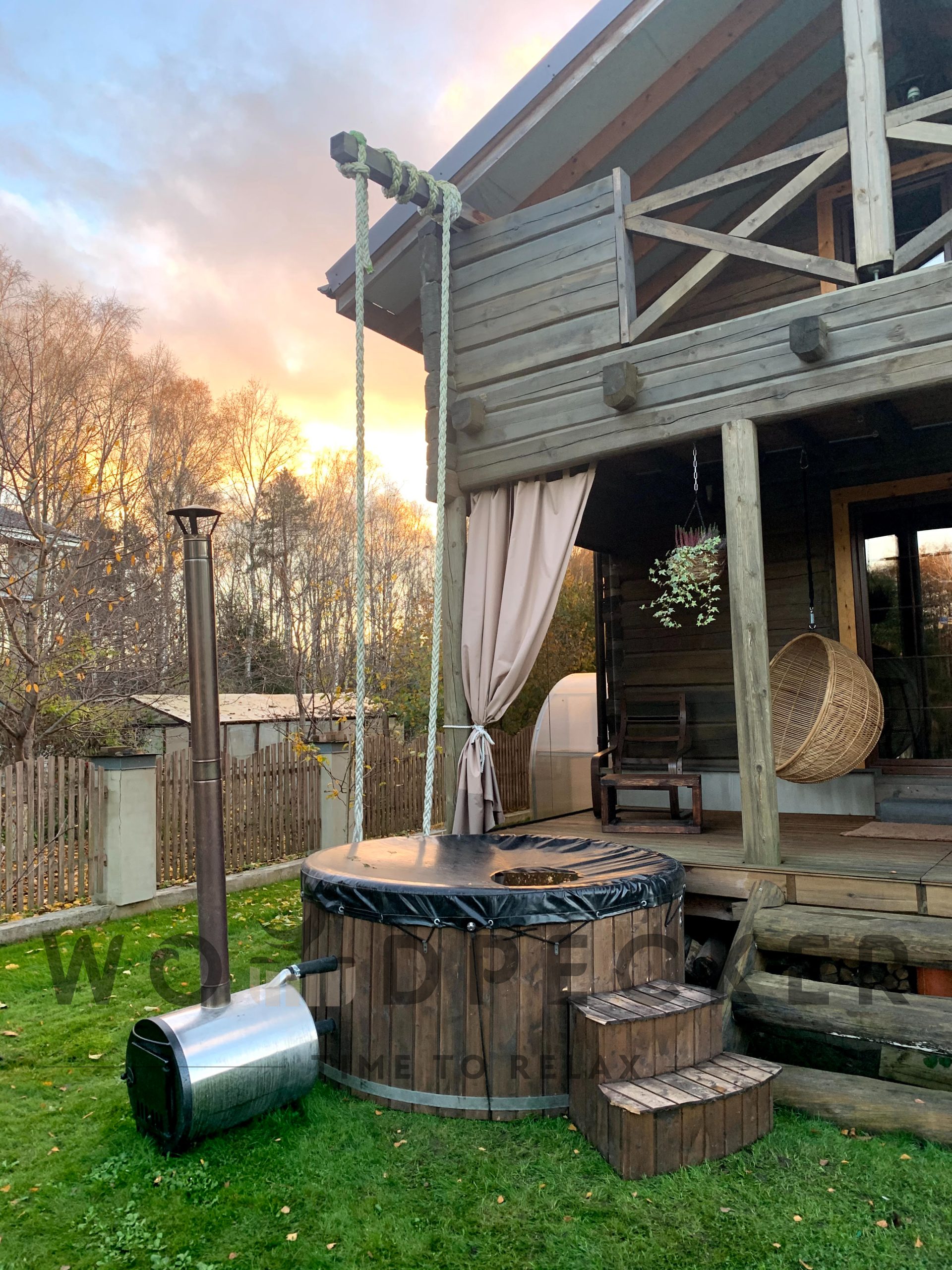Hot tub PRIME / hot tub production / woodpecker ho tub