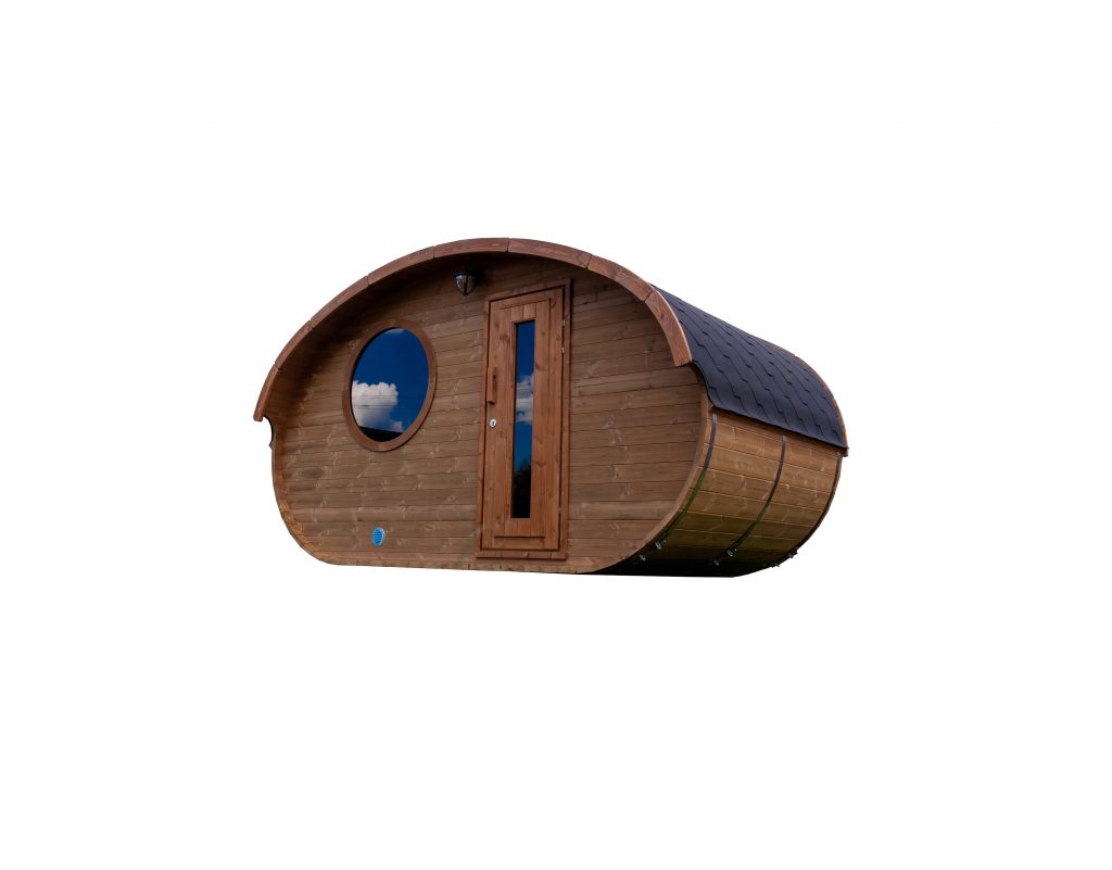 Tube sauna - terrace sauna, sauna production - woodpecker